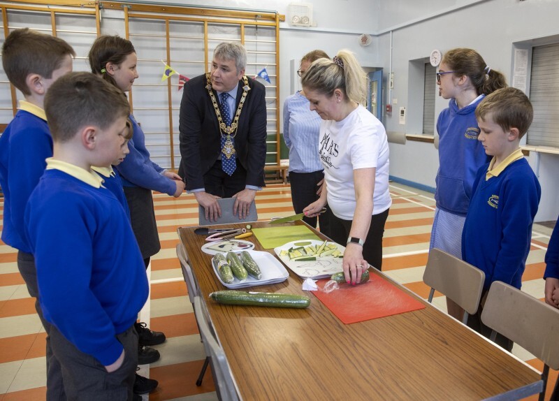 Council funding promotes healthy food choices at Rasharkin Primary ...