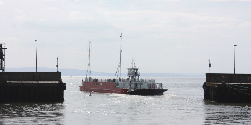 THE LOUGH FOYLE FERRY, LINKS THE WILD ATLANTIC WAY TO THE CAUSEWAY ...